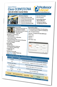 Professor Messer's Cisco CCENT/CCNA 100-105 ICND1 Course Notes PDF ...