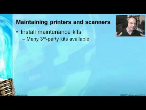 Printer and Scanner Preventive Maintenance - Professor Messer IT ...