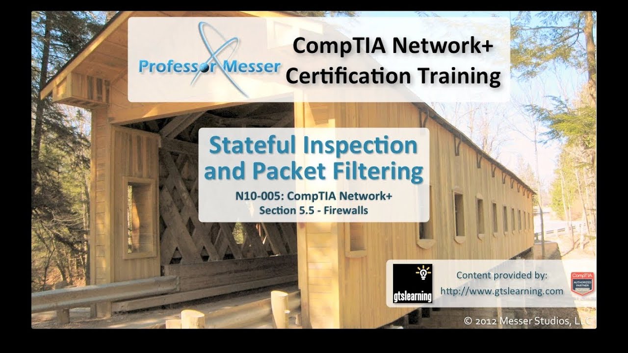 Stateful Inspection and Packet Filtering - CompTIA Network+ N10-005: 5 ...