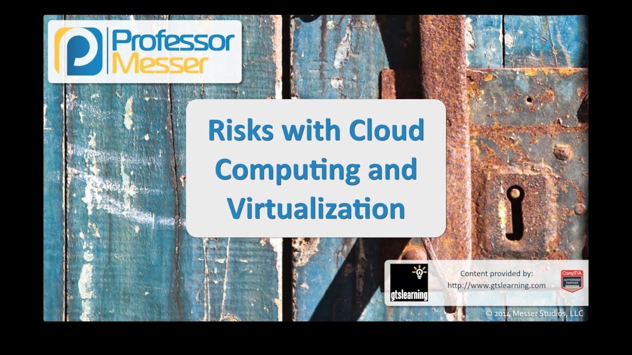 Risks with Cloud Computing and Virtualization - CompTIA Security+ SY0 ...