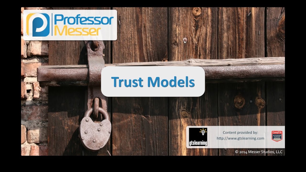 Trust Models - CompTIA Security+ SY0-401: 6.3 - Professor Messer IT ...