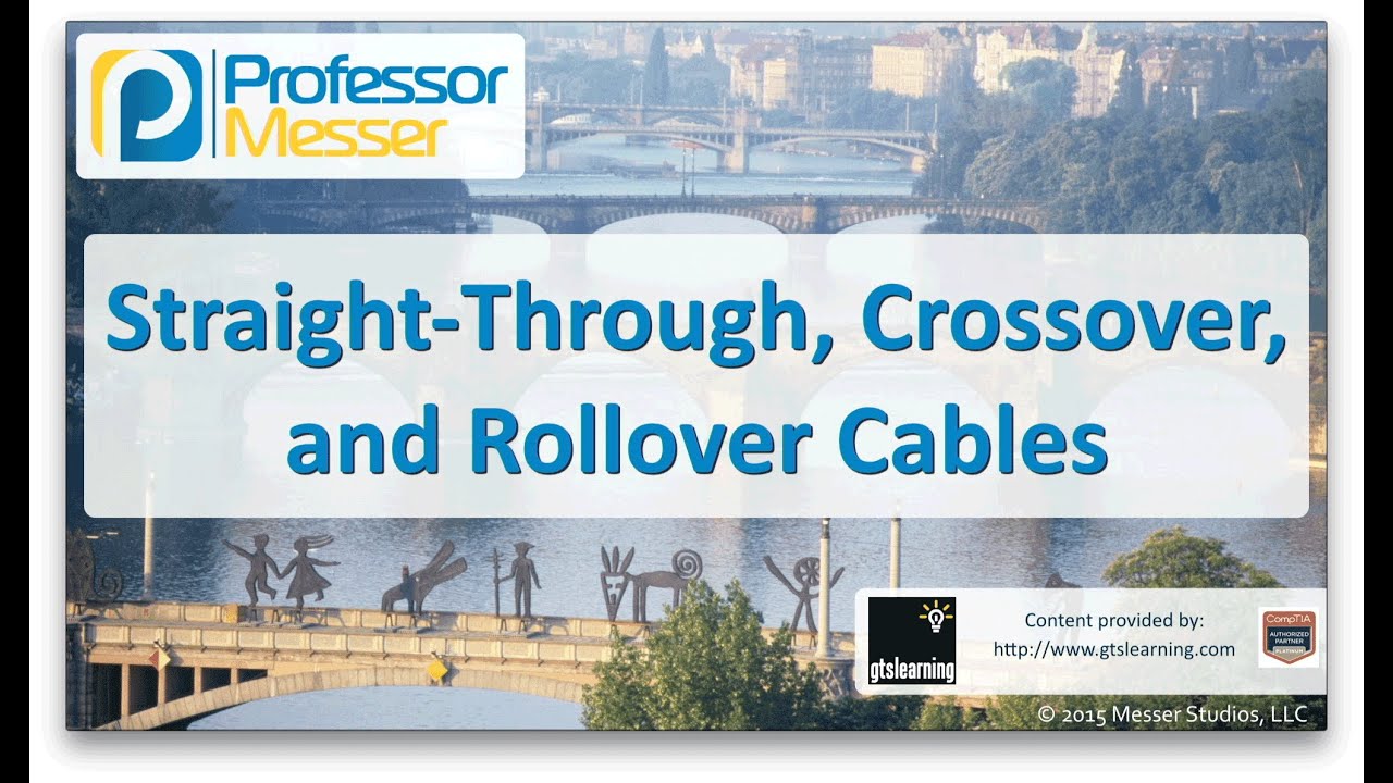 Straight-Through, Crossover, and Rollover Cables - CompTIA Network+ N10 ...