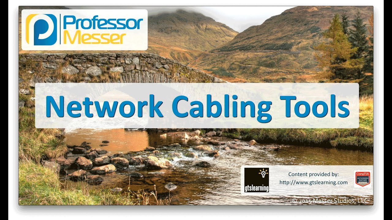 Network Cabling Tools - CompTIA Network+ N10-006 - 1.5 - Professor ...
