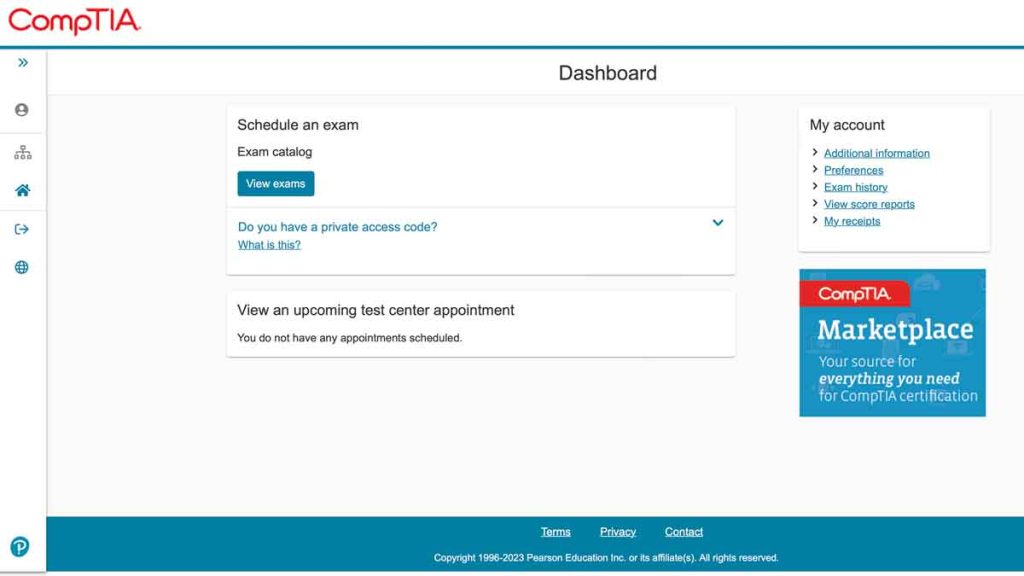 Step-by-step CompTIA Exam Registration Process - Professor Messer IT ...